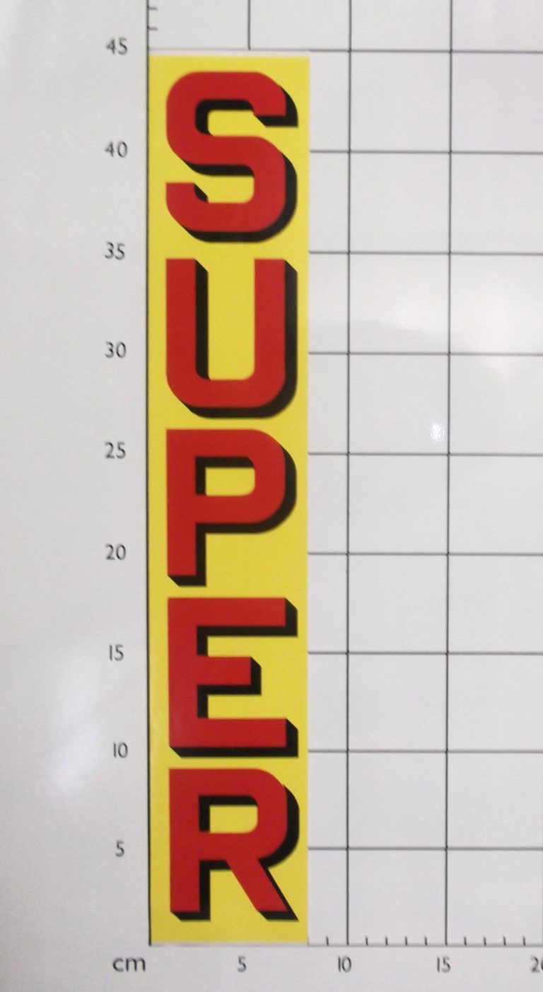 PD31 Super vertical decal | Roadside Relics