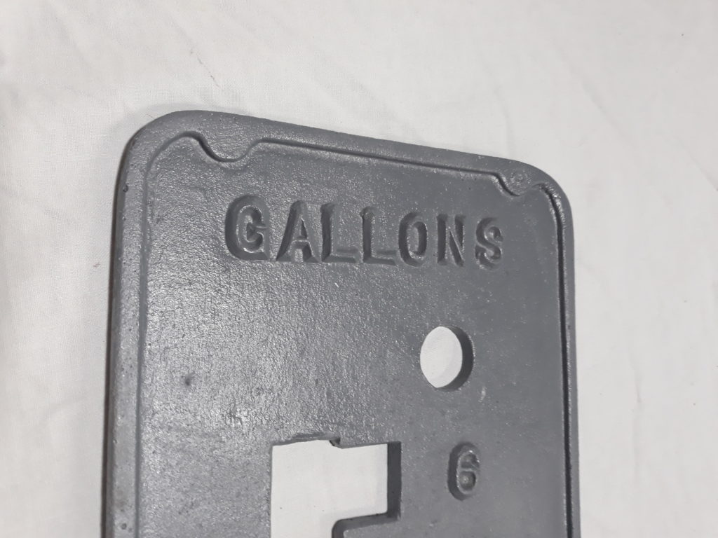 ERL01 ERL six gallon front selector cast plate | Roadside Relics